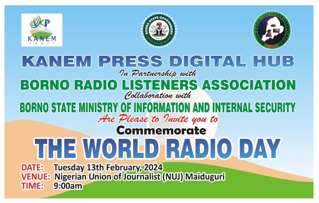 Ahead of 2024 World Radio Day: KanemPress Digital Hub, Borno State Ministry of Information and ...