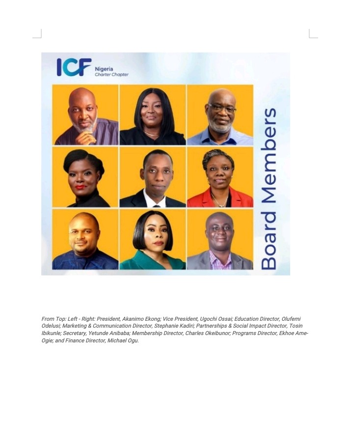 ICF Nigeria Appoints New Board: A Transformative Vision for Coaching ...
