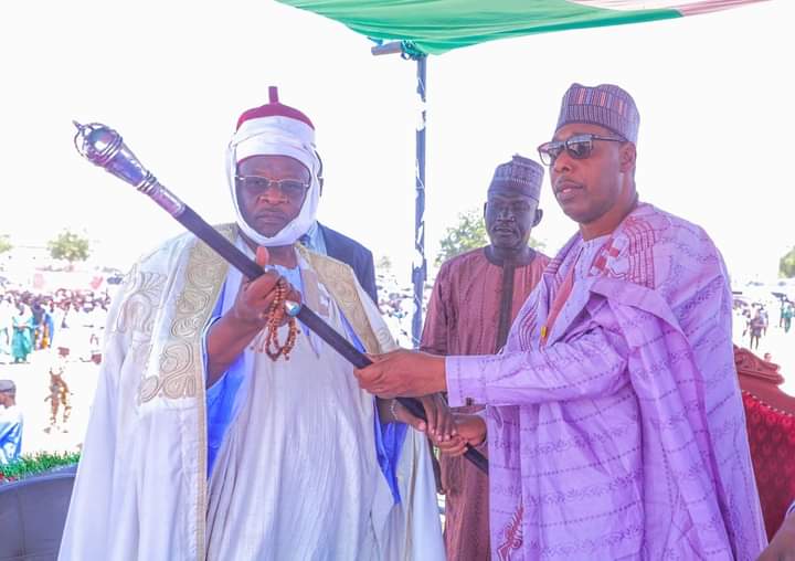 Governor Zulum Revives Centuries-Old Legacy as 13th Shehu of Dikwa Receives Staff of Office ...